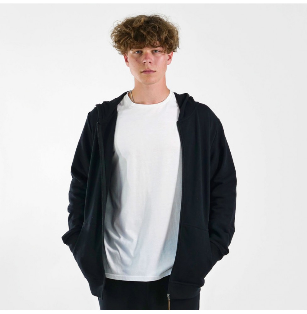 NORTHFINDER BRONKY MEN'S FULL ZIP SWEATSHIRT BLACK (MI-3706SP)